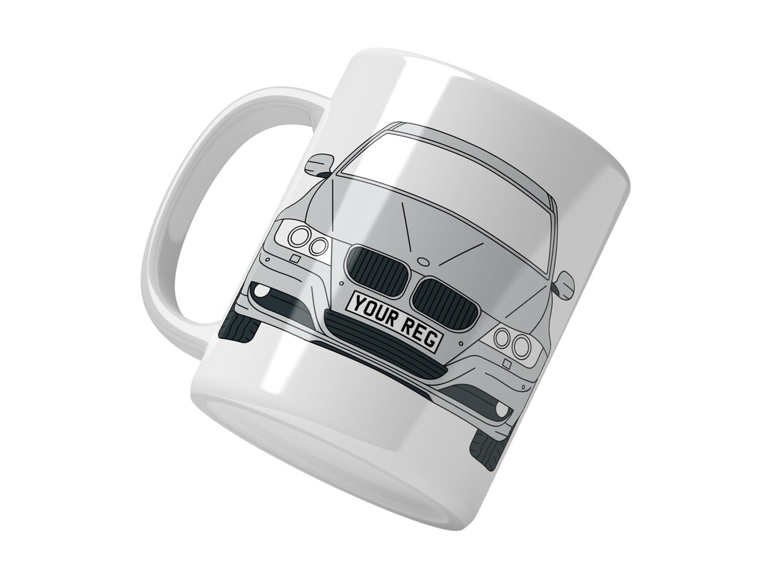 BMW Series 3 E90 Personalised Car Mug Custom Gift Birthday Christmas ...