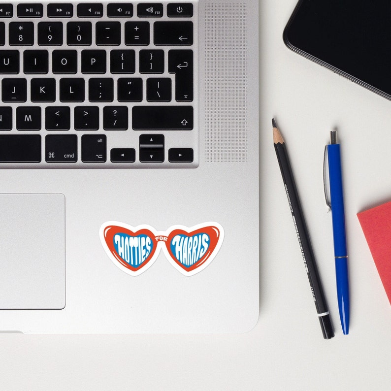 STICKER Hotties for Harris Kamala Harris Tim Walz Democrat Cute Funny ...