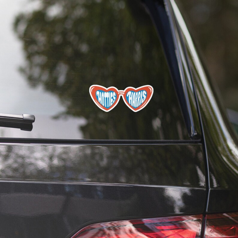 STICKER Hotties for Harris Kamala Harris Tim Walz Democrat Cute Funny ...