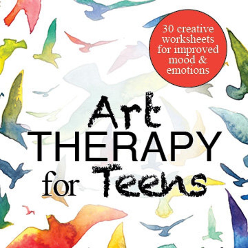 Art Therapy Worksheets for Teens: Creative CBT Exercises (digital ...