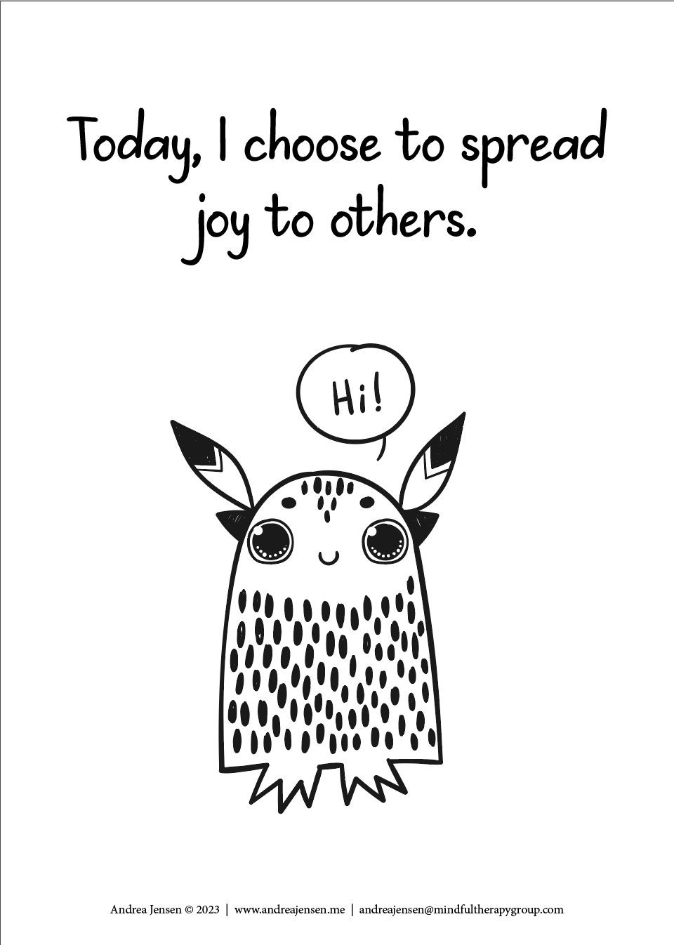28 Monster Affirmation Cards for Kids, Parents, Teachers, and ...