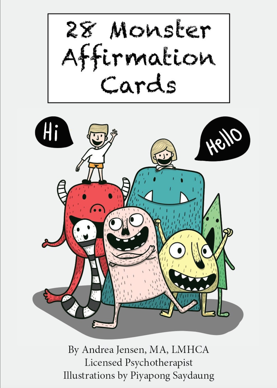 28 Monster Affirmation Cards for Kids, Parents, Teachers, and ...
