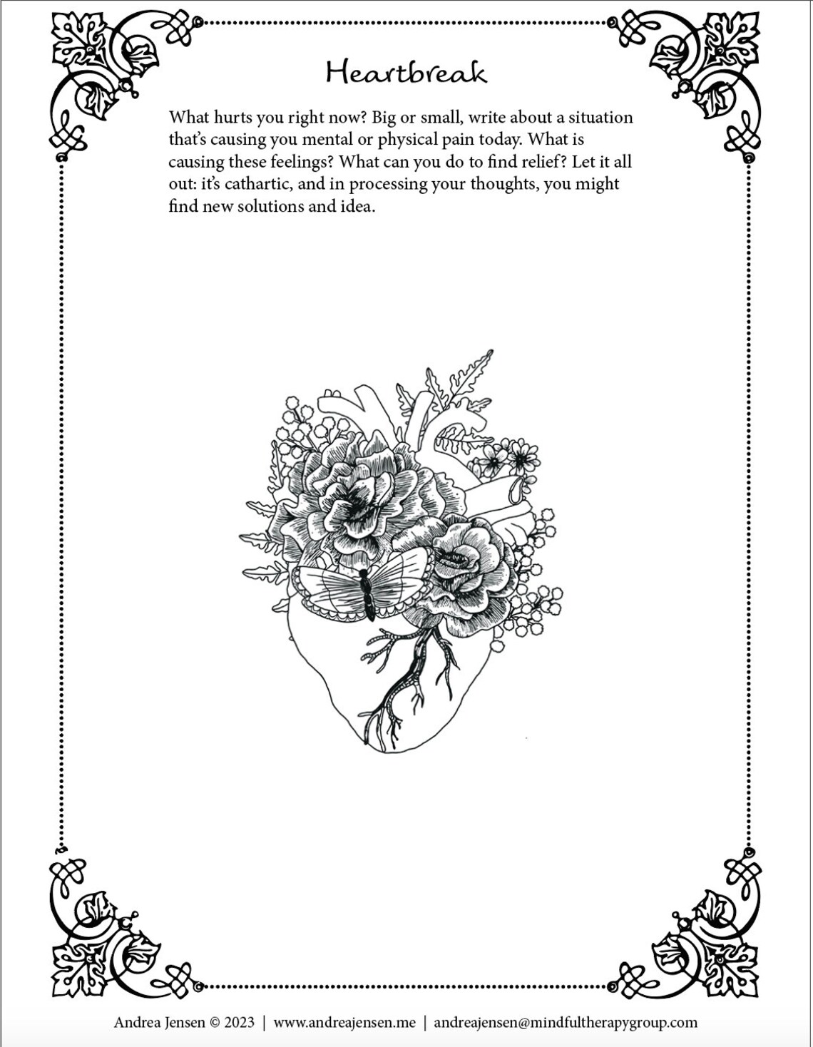 32 Art Therapy Worksheets for Adults Self-discovery Mindfulness Improve ...