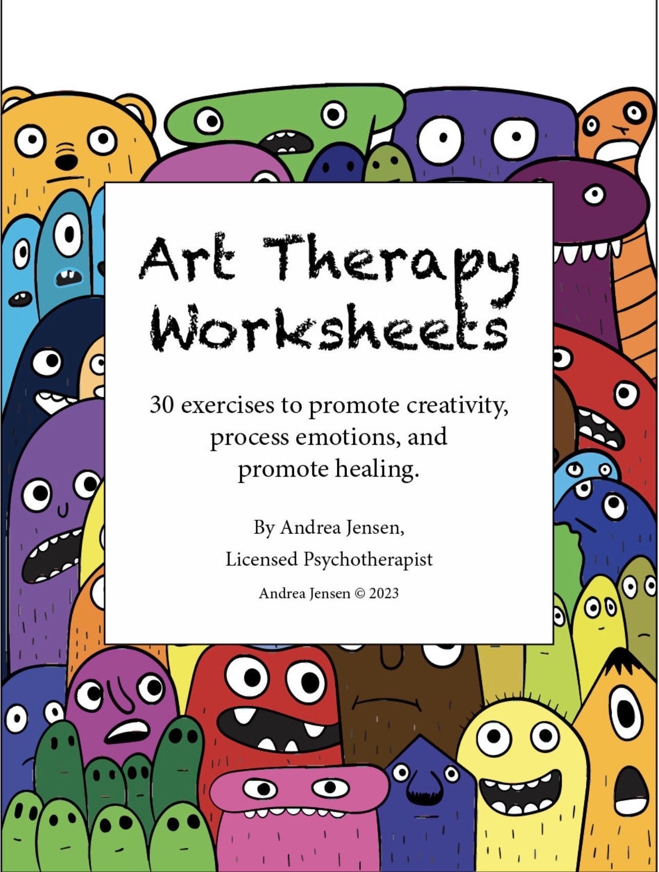 30 Art Therapy CBT Worksheets for Kids, Parents, Teachers, and ...