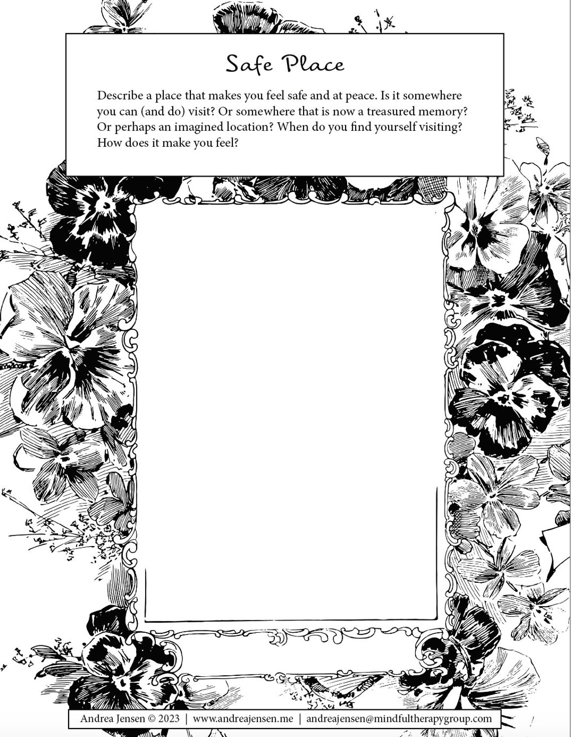 32 Art Therapy Worksheets for Adults Self-discovery Mindfulness Improve ...