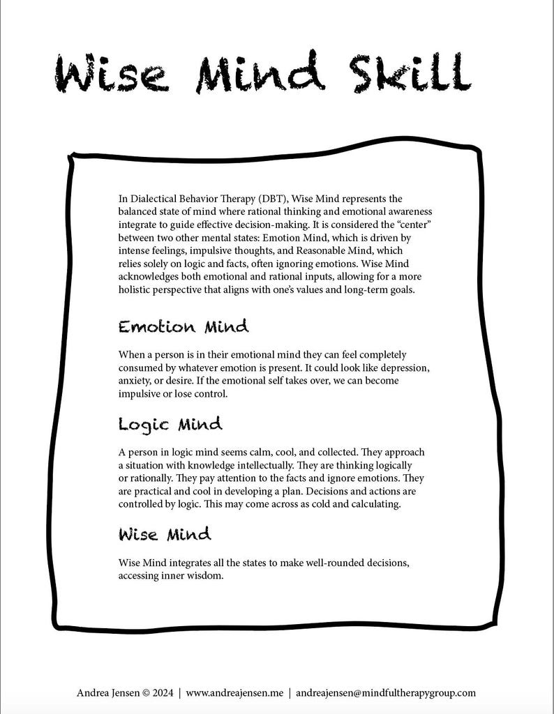 DBT Skills Worksheets: Diary Card, Journal, Cheat Sheet (digital ...