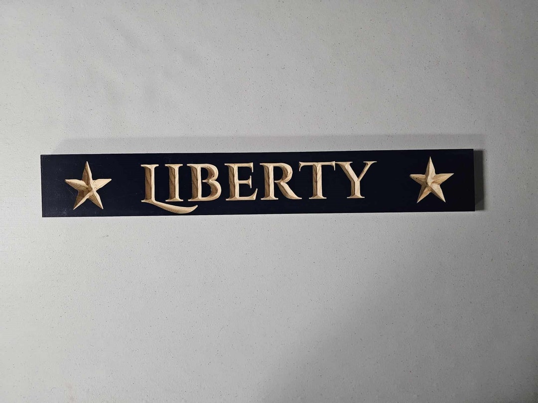 Liberty Sign - Etsy