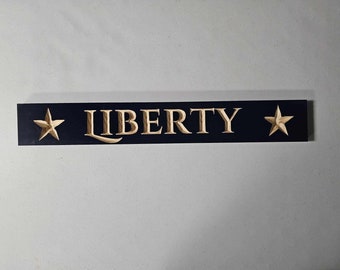 Liberty USA Custom Shape Retro CUTOUT Metal Sign 25 X 16 Inches - Etsy