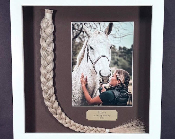 Horse Memorial Gift W/ Photo and Poem, Custom Pet Memorial Canvas ...