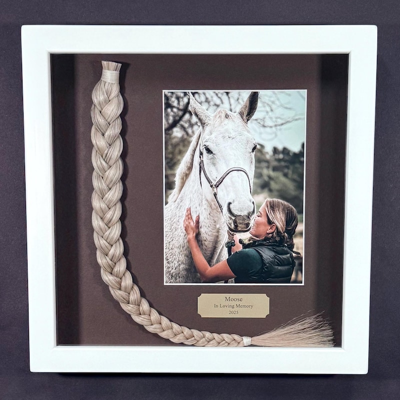 Memorial Horse Hair Frame - Etsy