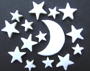 Moon Ceramic Tile - Etsy