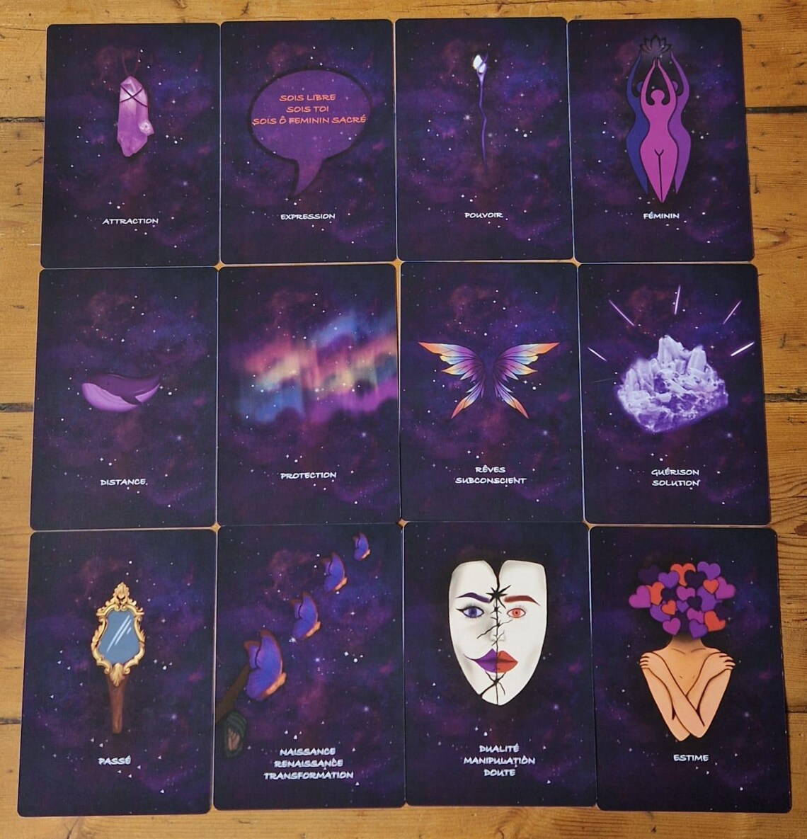 Oracle of O Sacred Feminine - 84 Card Deck - Self-published & Hand ...