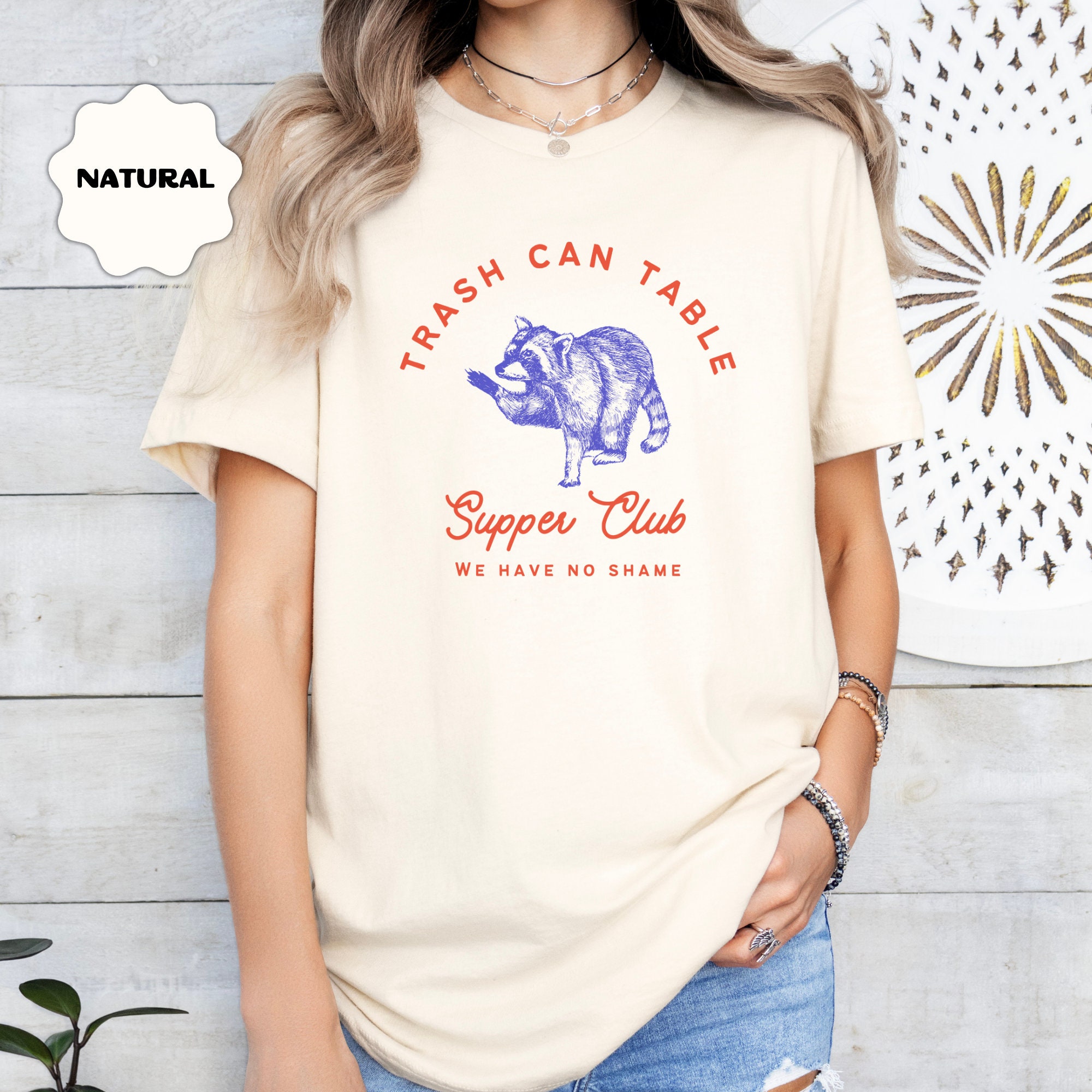 Trash Can Table Tshirt Epcot Disney World Trip Tee Funny Subtle Animal ...