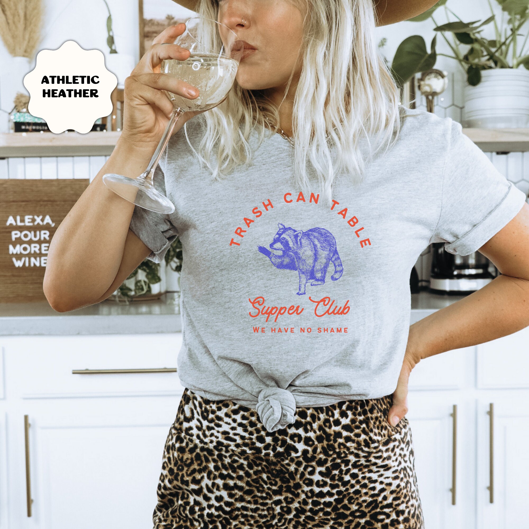 Trash Can Table Tshirt Epcot Disney World Trip Tee Funny Subtle Animal ...