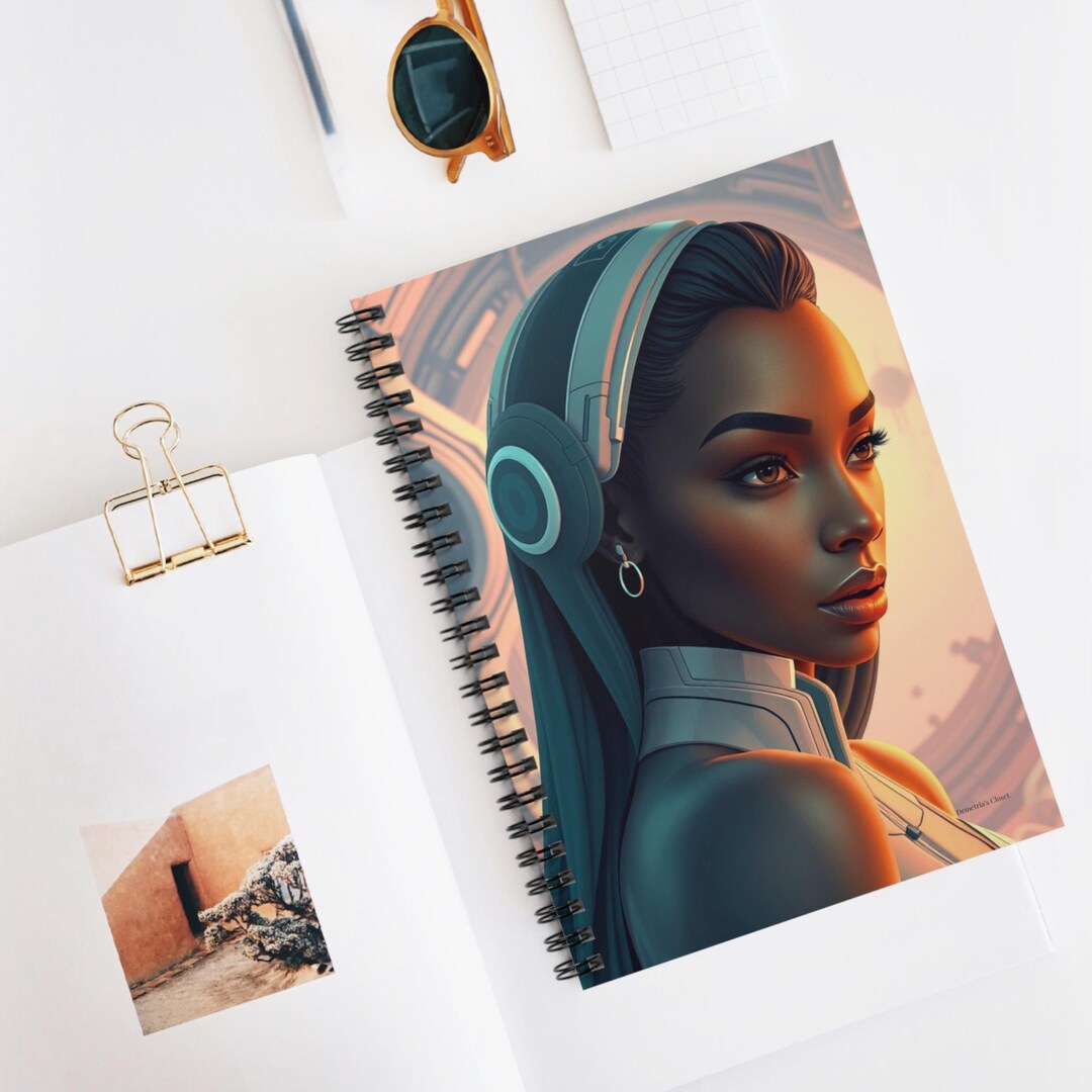 Astra Cipher Spiral Notebook | Cosmic Mystery Writing Journal | Sci-fi ...