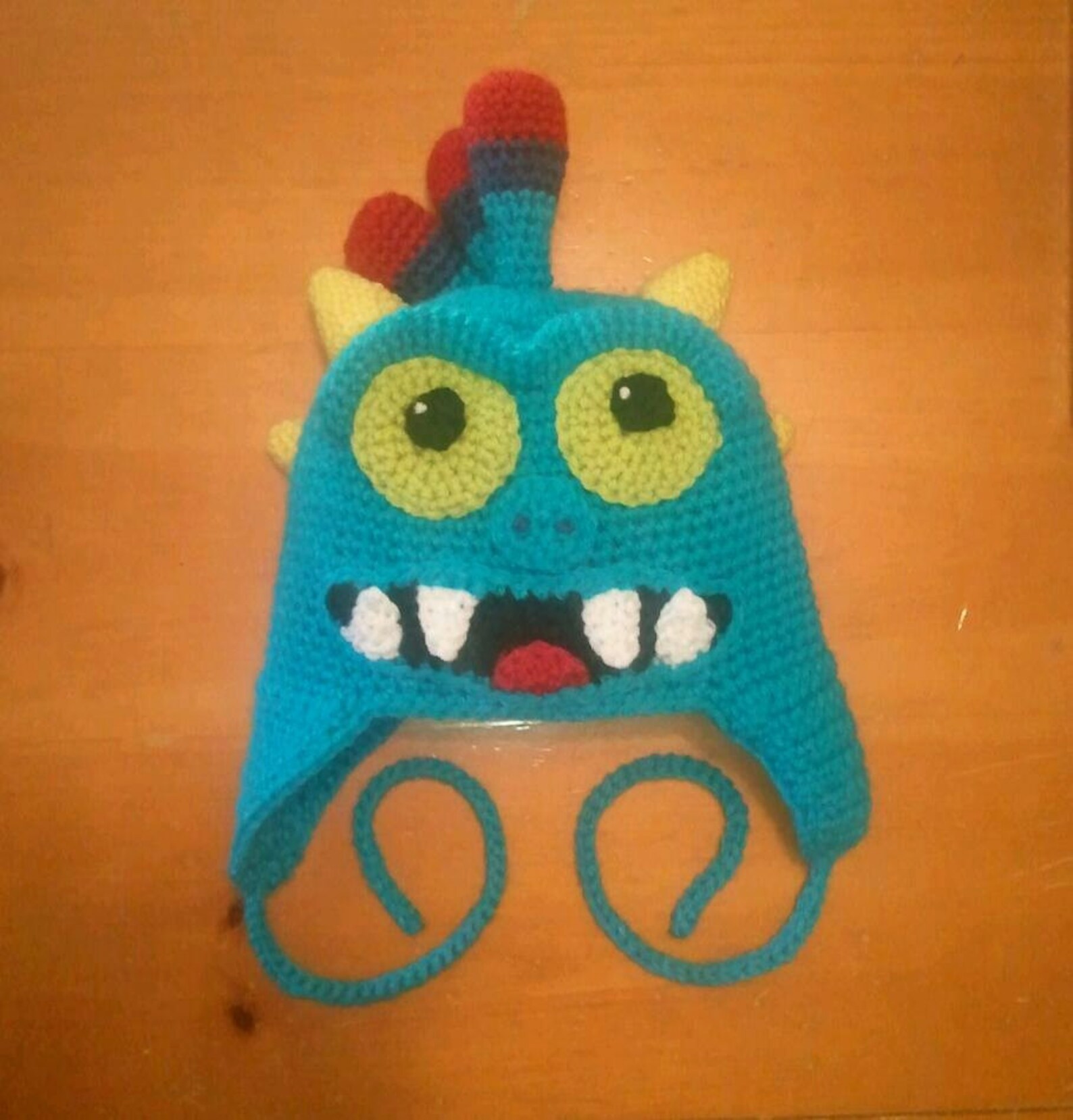 PDF PATTERN ONLY - Crochet Grub Worm Monster Sky Creature Hat - Three ...