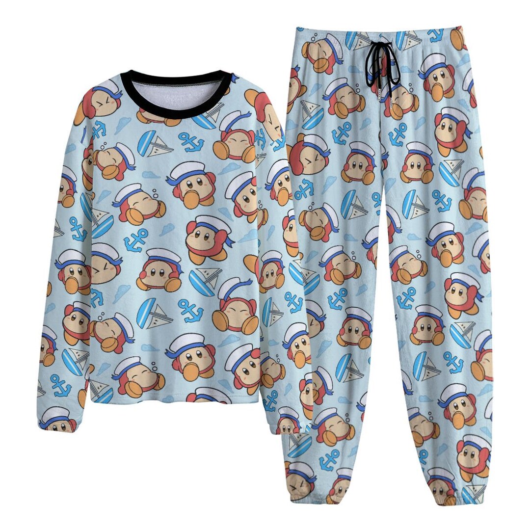 Sailor Waddle Dee Pajama Set | Cozy Character Pjs | Soft Lounge Set ...