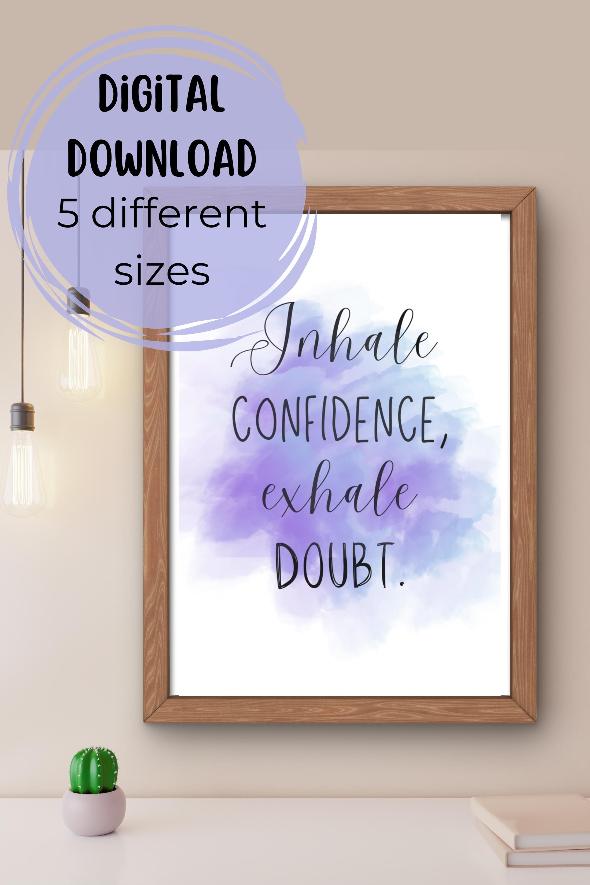 Set of 5 Watercolor Inspirational Quotes Digital Prints Motivational ...