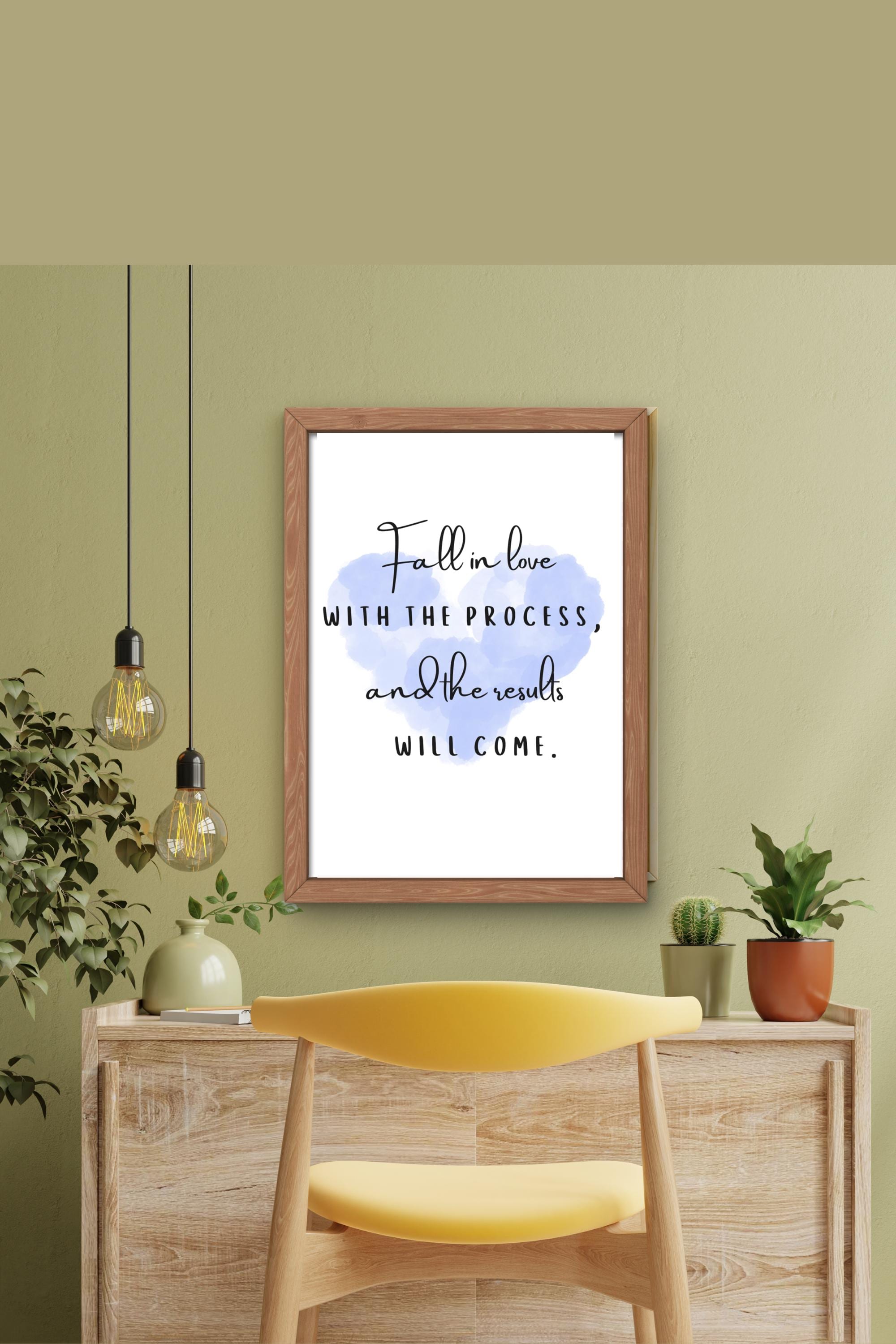 Set of 5 Watercolor Inspirational Quotes Digital Prints Motivational ...