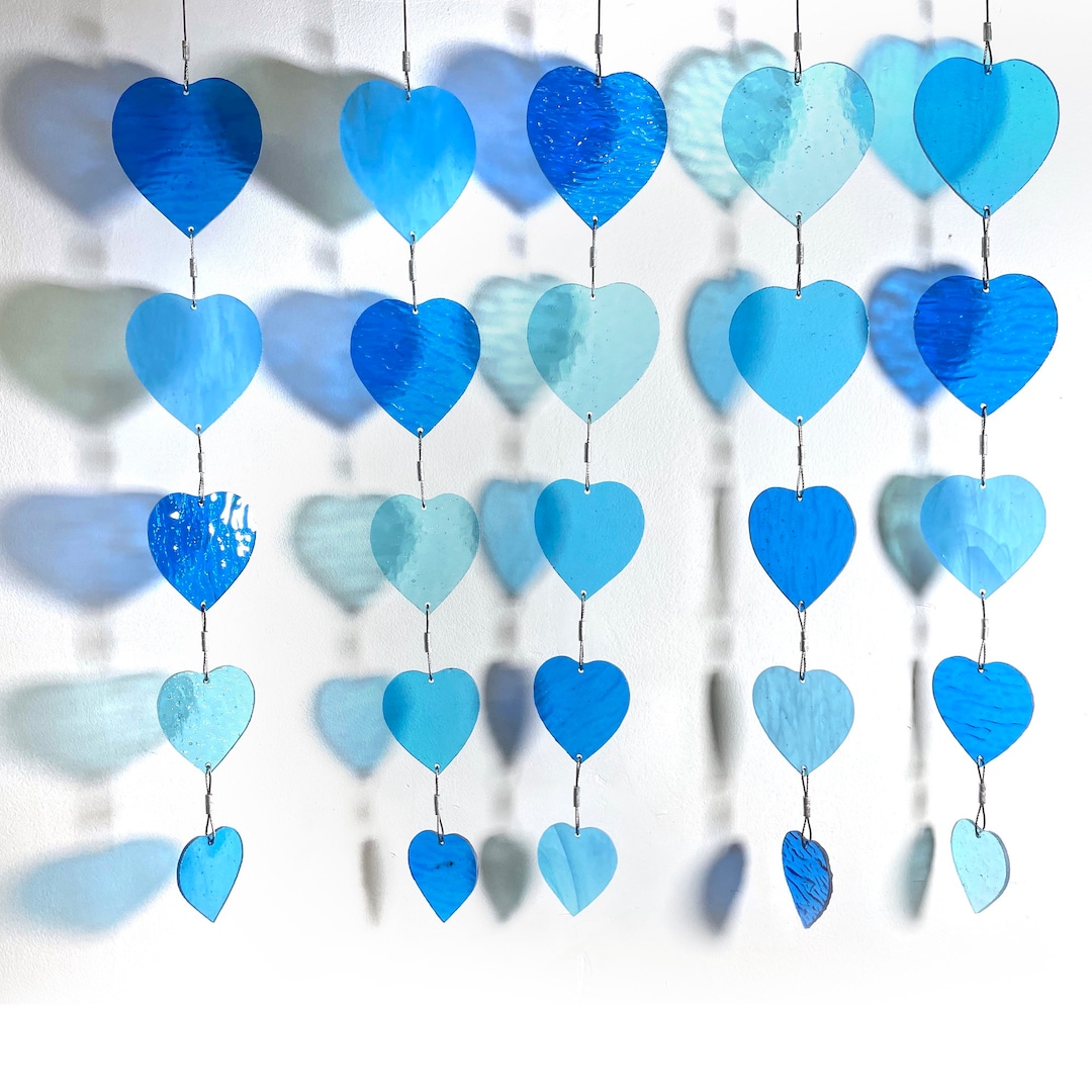 Stained Glass Heart Strings for Customized Gifts, Suncatchers, Mobiles ...