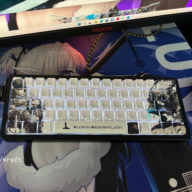 Custom Anime Keyboard Keycaps - Etsy