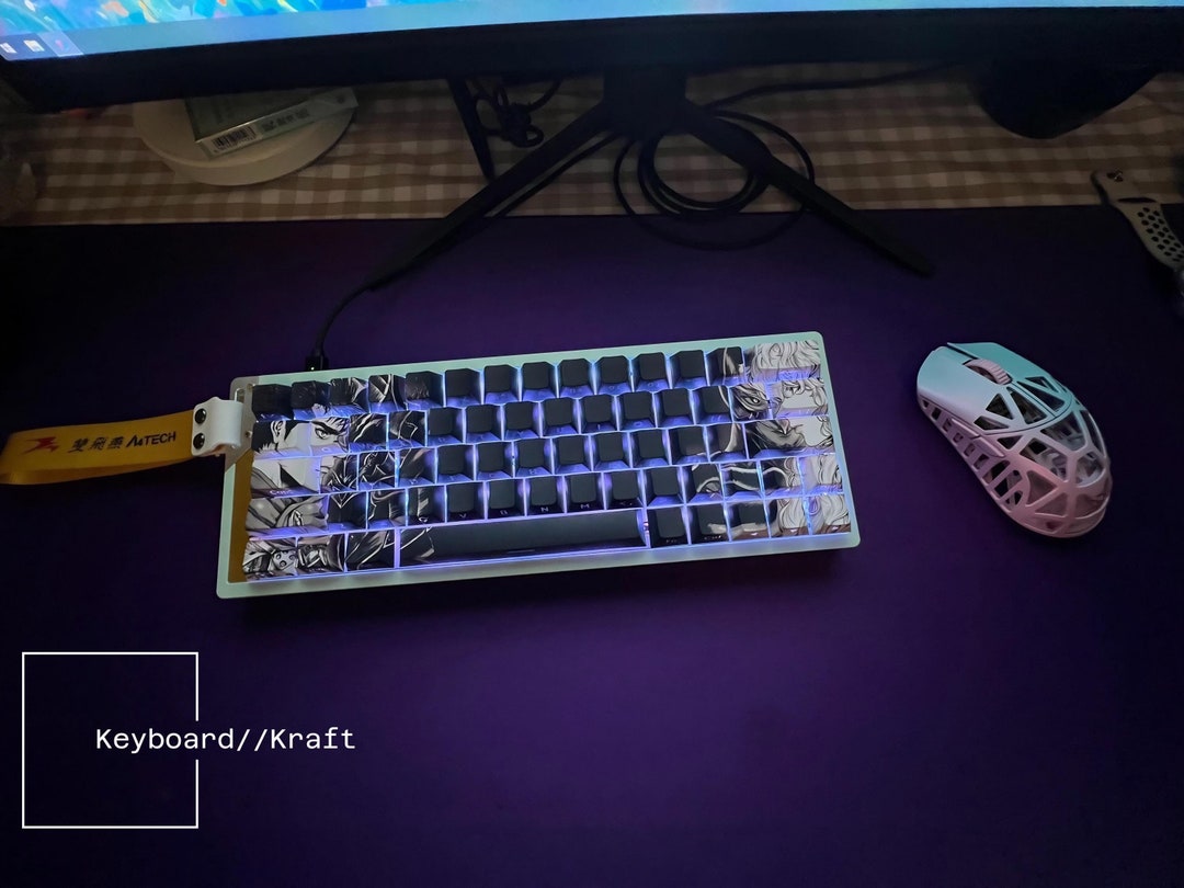 Guts & Griffith Manga Anime Keycap Set | PBT Custom Handmade for All ...