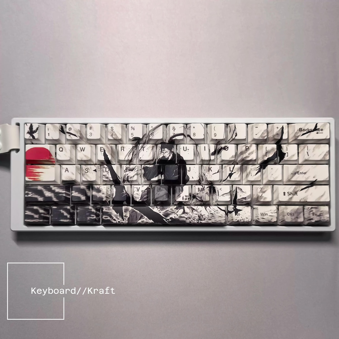 Vagabond Manga Keycap 87 Set Miyamoto Musashi | PBT Custom Handmade for ...