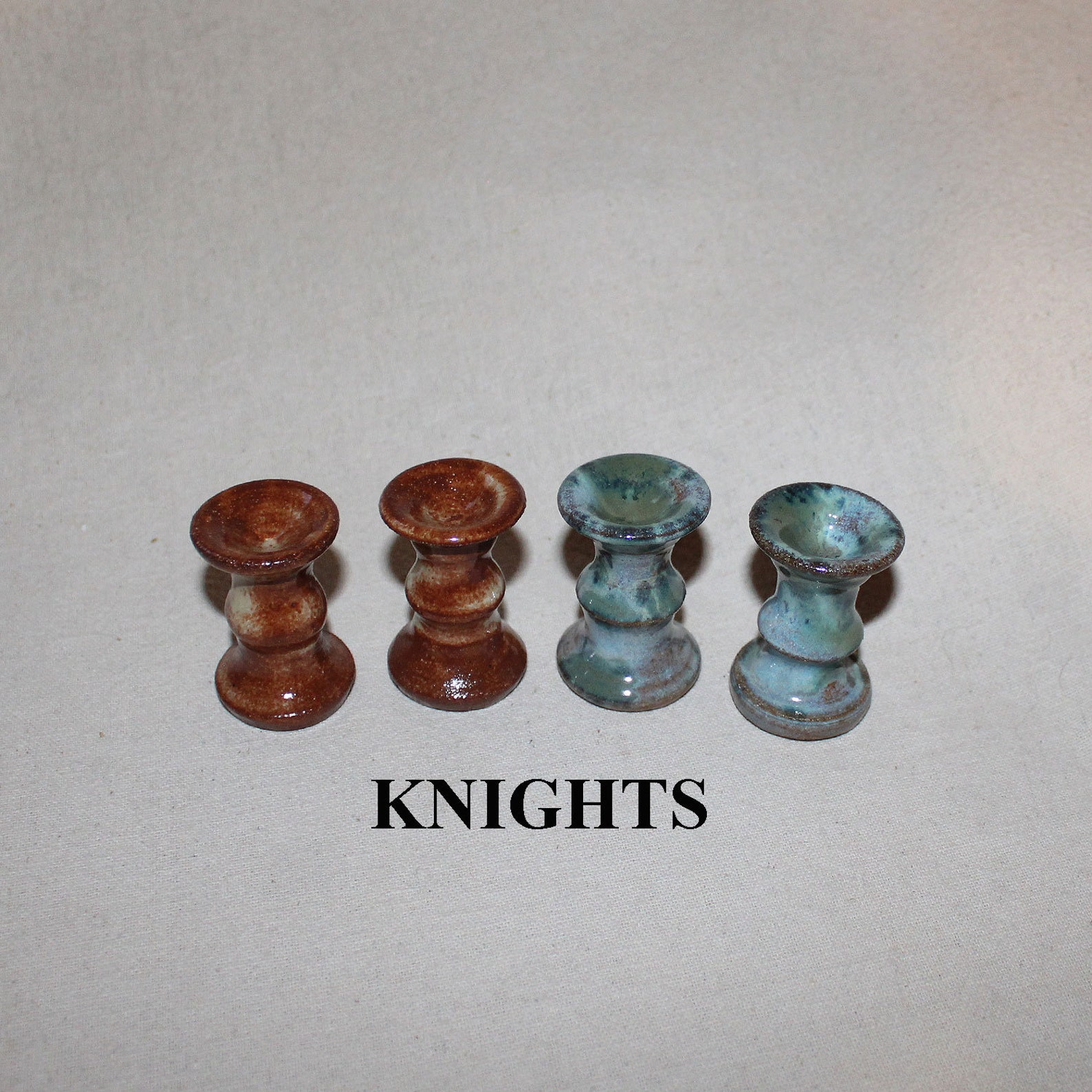 Stoneware Chess Pieces board Not Included | Etsy