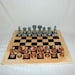 Stoneware Chess Pieces board Not Included - Etsy