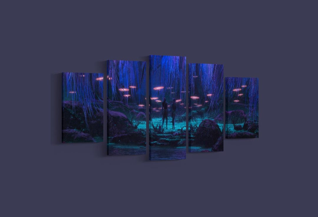 Avatar Tree of Life Canvas, Avatar Movie Poster Print, Tree of Life 5 ...