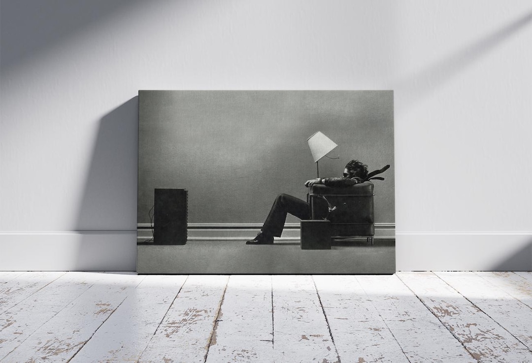 Blown - Away Guy Maxell Ad 1979 Canvas, Steve Steigman Poster Print ...