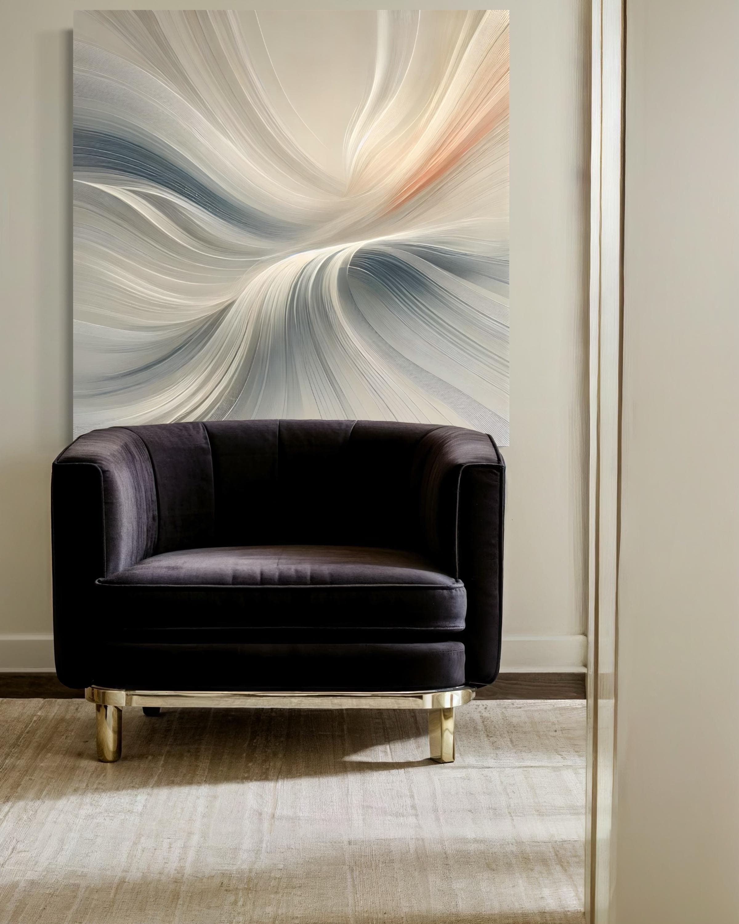 Original Structural Minimalist Abstract Painting Wall Art Living Room ...