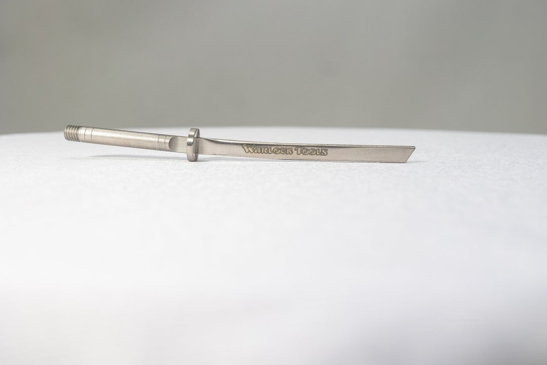 Wax Carving Tool – Titanium Sword Style Katana | Custom Laser Engraved ...