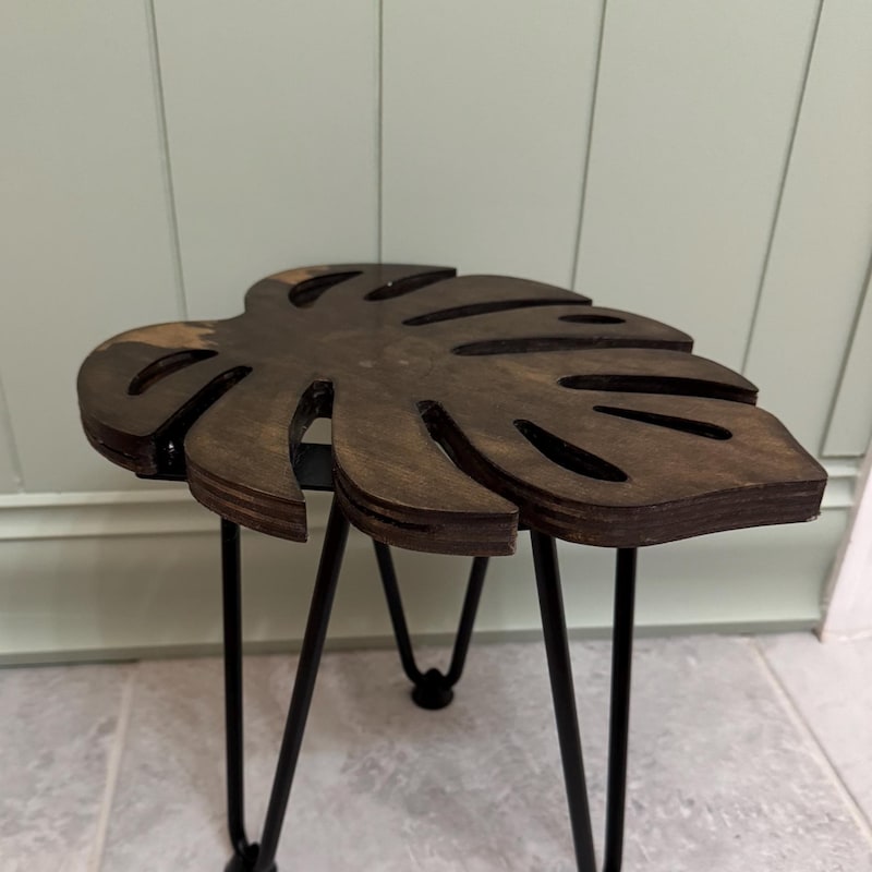 Wood Plant Stand Monstera - Etsy