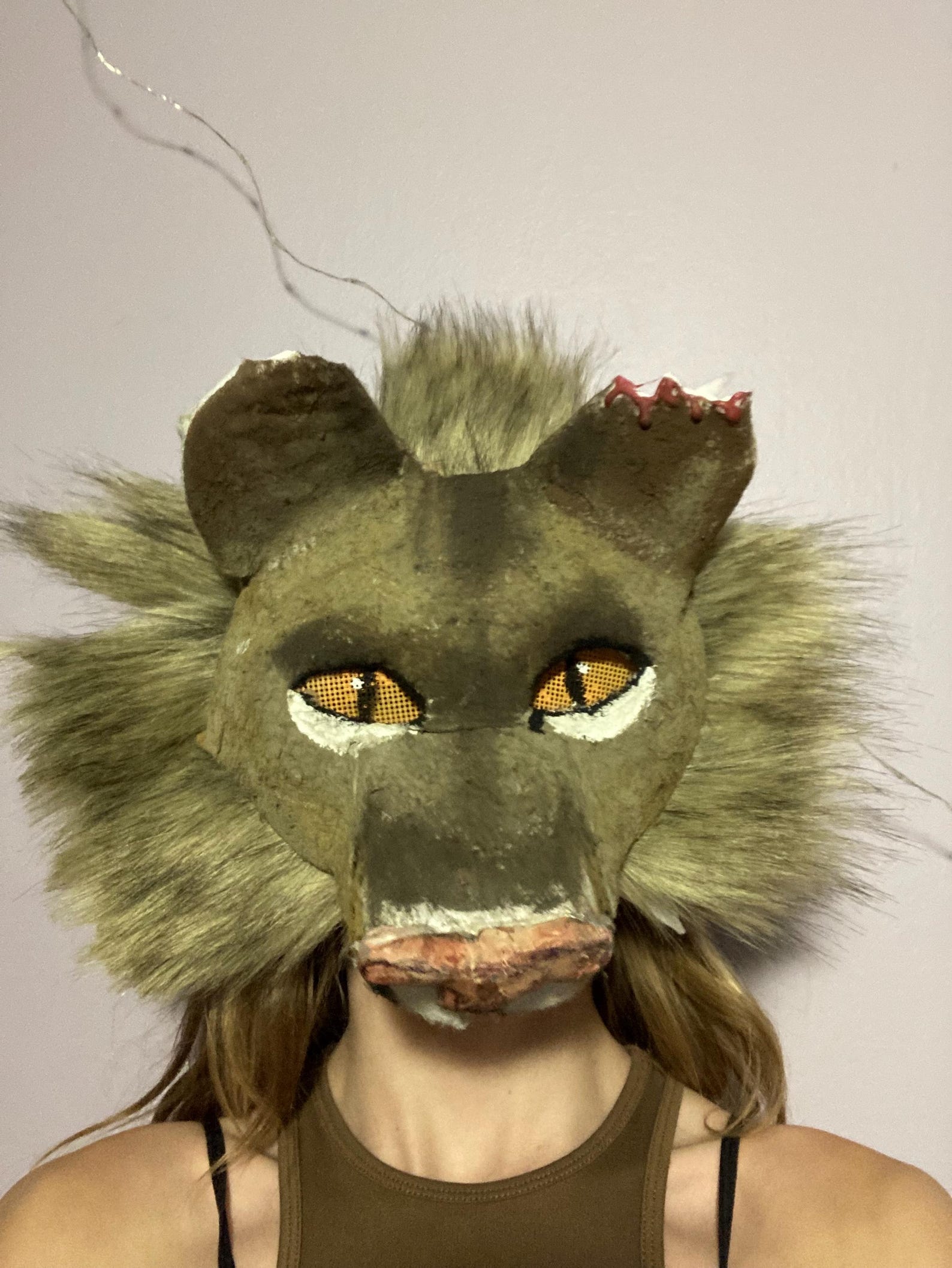 Felted Lion Mask - Etsy