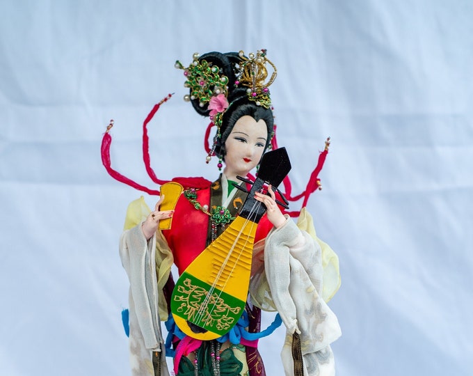 Rare Collectable Chinese Silk Doll 18 " Limited Edition - Etsy