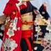Large Japanese Dancer Doll beautiful Details, Red, Black, Gold Kimono ...