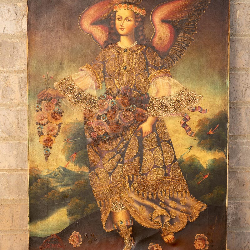 Vintage Archangel Paintings - Etsy