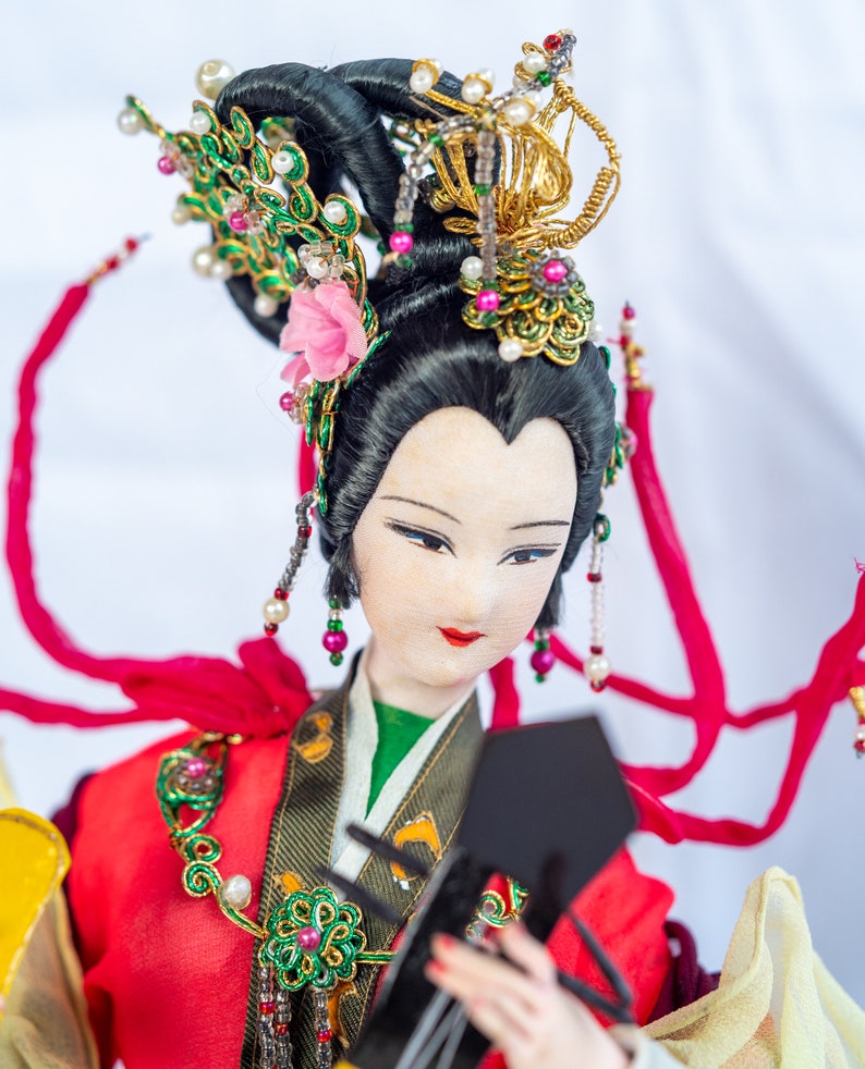 Rare Collectable Chinese Silk Doll 18 " Limited Edition - Etsy