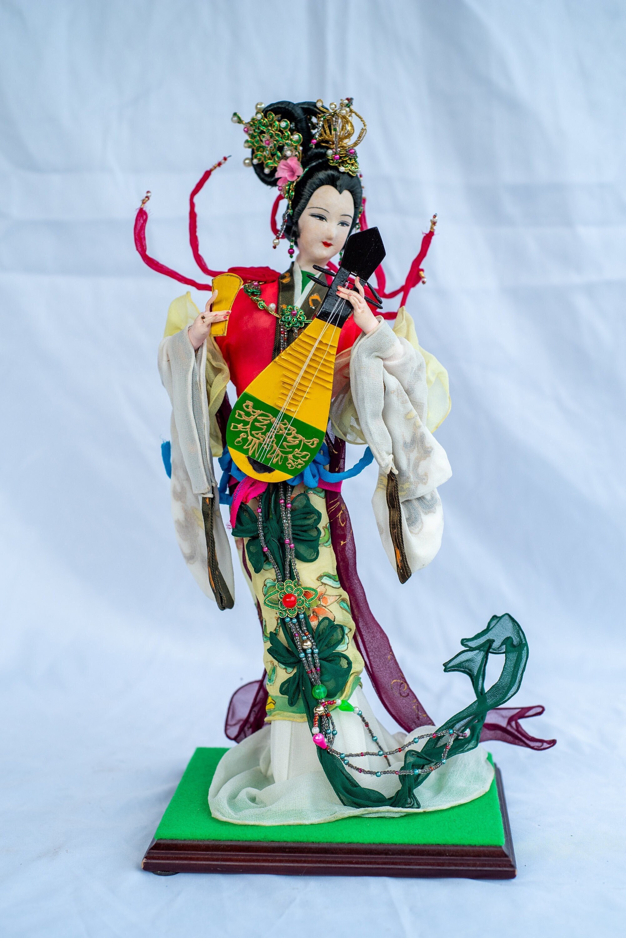 Rare Collectable Chinese Silk Doll 18 " Limited Edition - Etsy