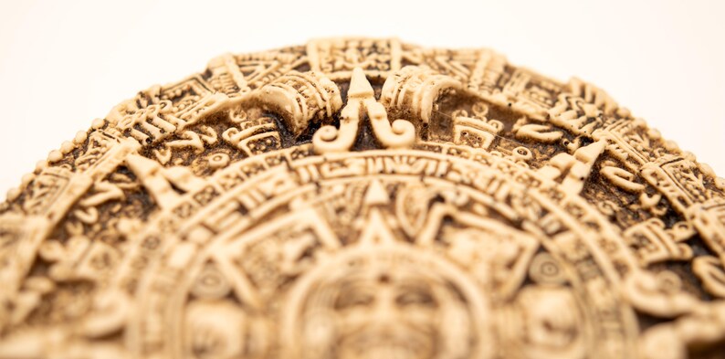 Aztec Sun Calendar Small Disc You Can Hang on Wall as Decor - Etsy