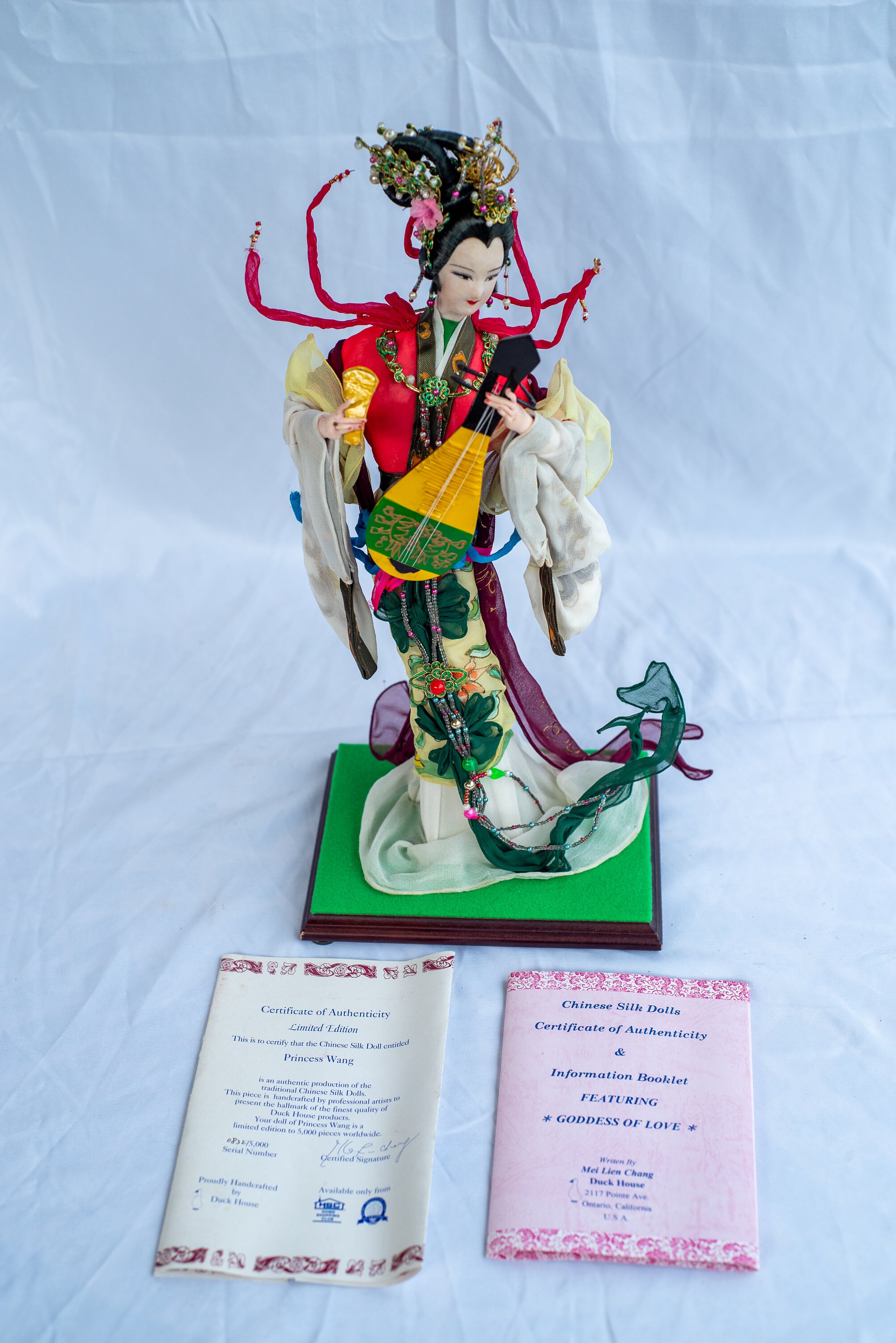 Rare Collectable Chinese Silk Doll 18 " Limited Edition - Etsy