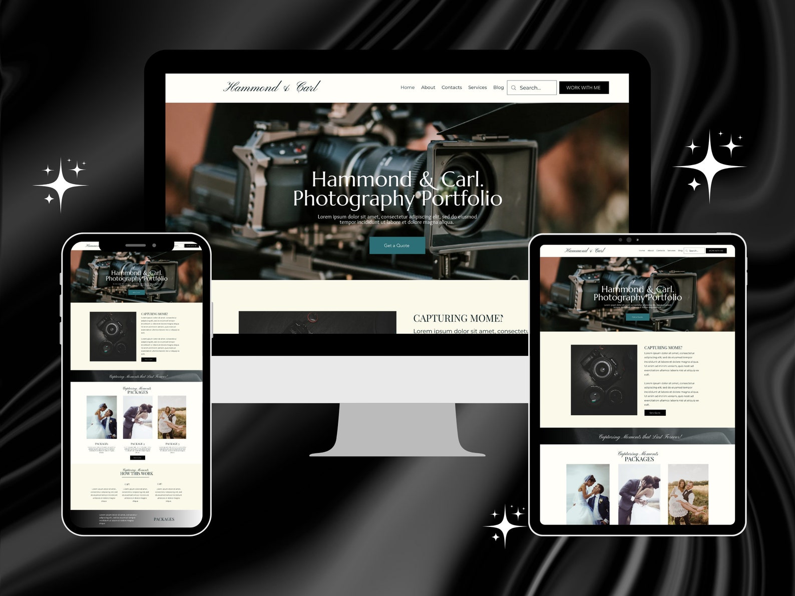 Photography Wix Website Template, Wix Photography Website Template for ...