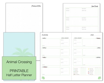 Animal Crossing New Horizons Daily Tasks Checklist/ ACNH Daily Planner ...