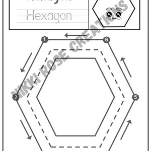 Learn Your Shapes Digital Download Pages Preschool Kindergarten ...