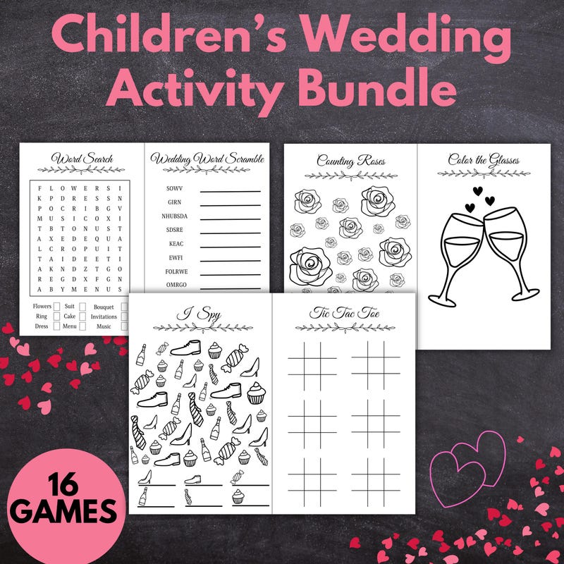 Kids Wedding Activity Kit - Etsy