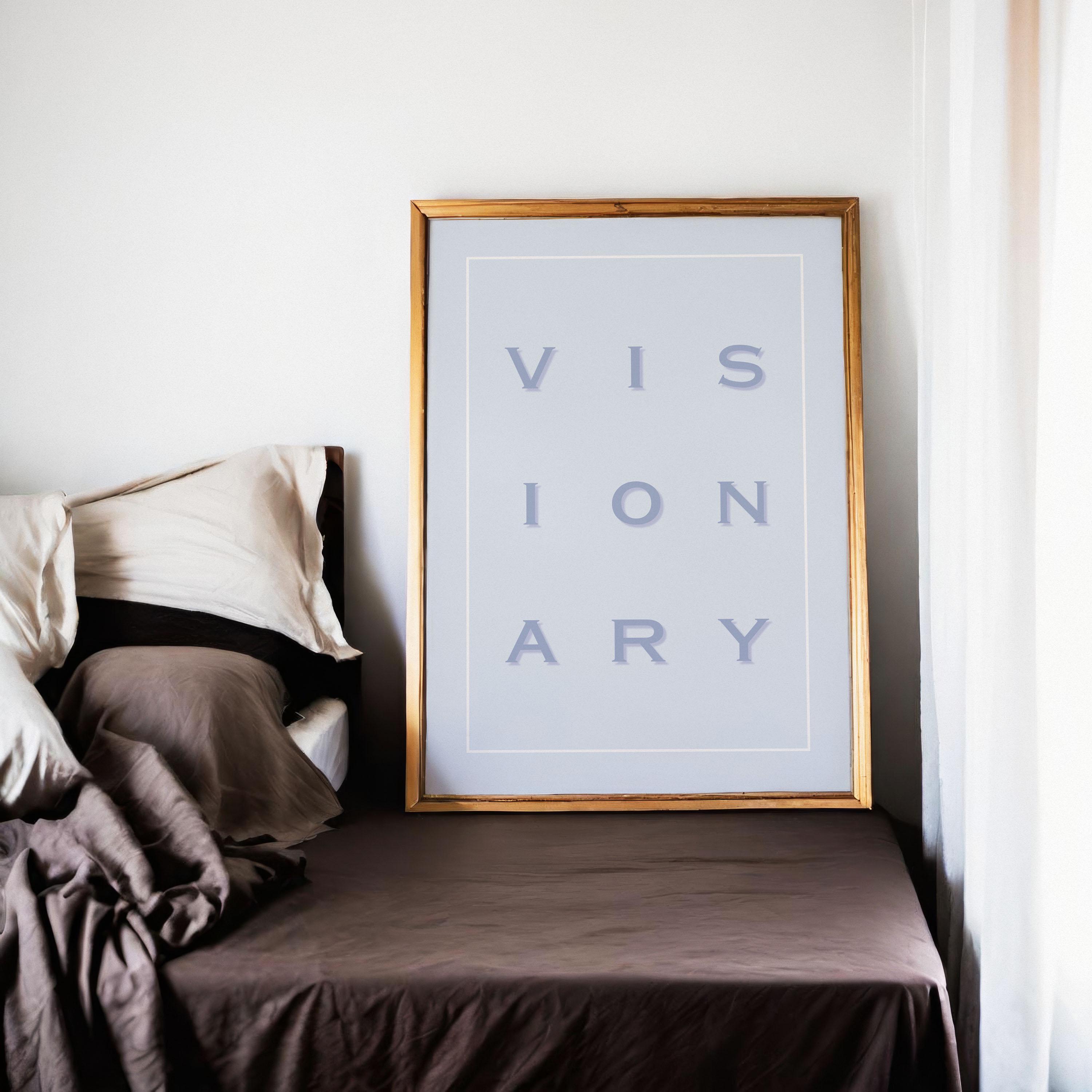 Visionary Word Poster the Paper Perspective - Etsy