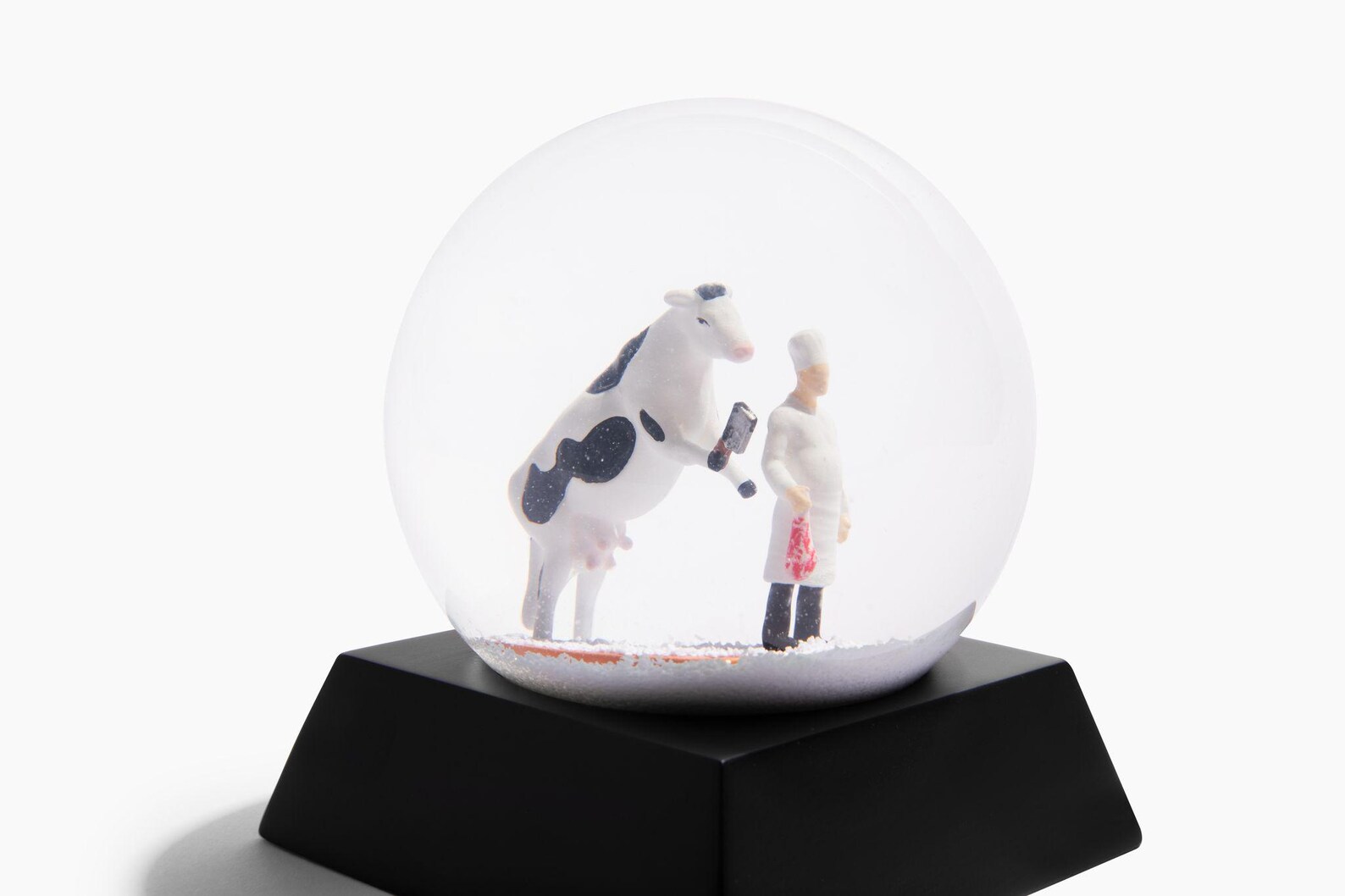 Mad Cow: Weird Snow Globe - Etsy