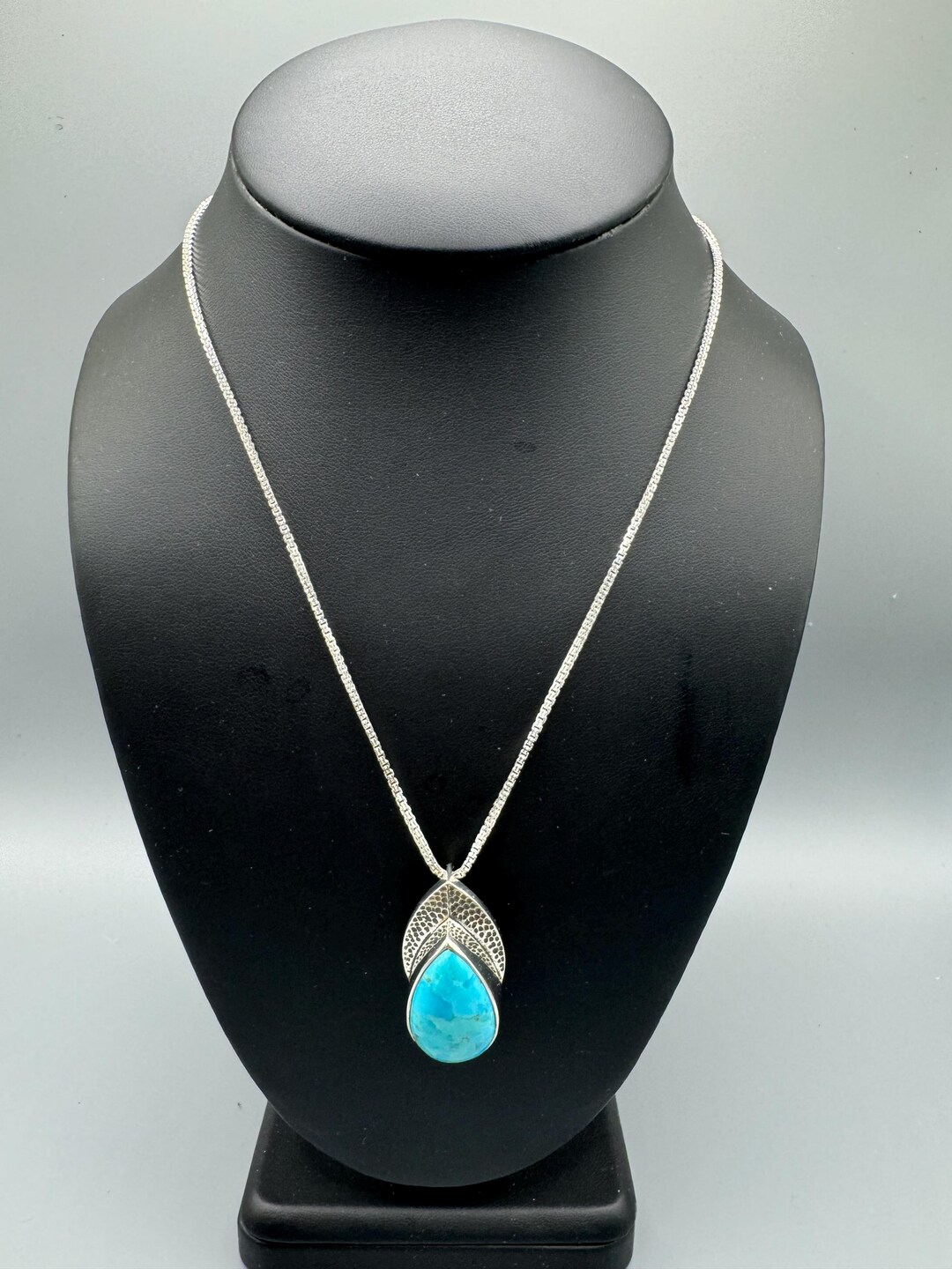 Nicky Butler Teardrop Robin's Egg Blue Turquoise 925 Sterling Silver ...