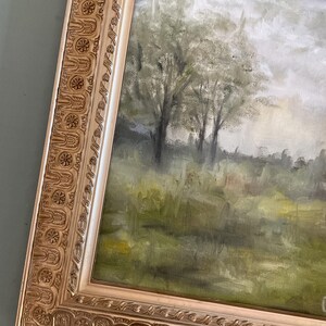 Spring Landscape Oil Painting | Green Tree Art (digital Print) - Etsy